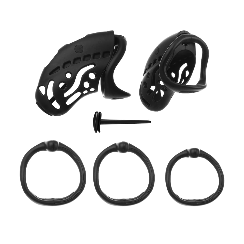 Remote Controlled Electro-Shock Chastity Cage | Total Chastity